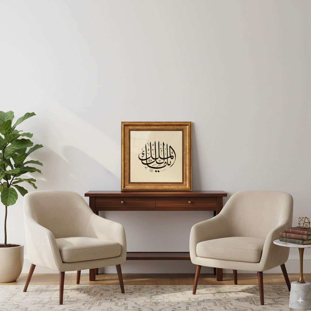 Ya Malik Al Mulk Framed Painting Comments